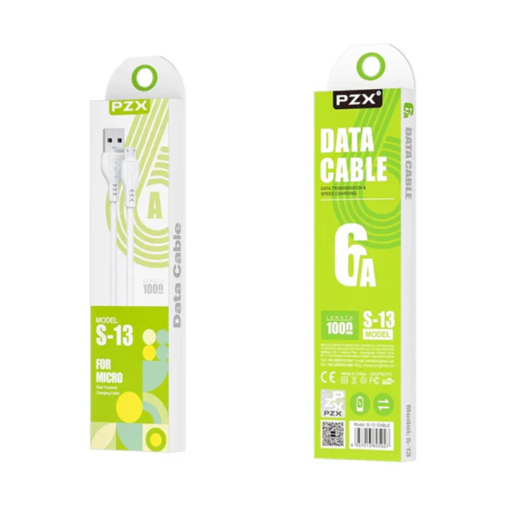 Cable de Datos Marca PZX Modelo S 13 de 1 Metro - Apizco